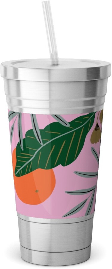 Shutterfly Tumbler with Straw: Tropic of Clementine - Multi, 18oz - ShopStyle Drinkware & Bar Tools