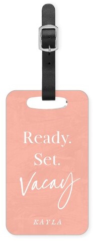 Shutterfly Luggage Tags: Ready Set Fly Luggage Tag, Small, Pink - ShopStyle