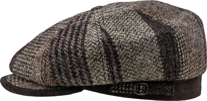 Sterkowski Malone | Vintage Harris Tweed Mens Flat Cap | Classic Retro ...