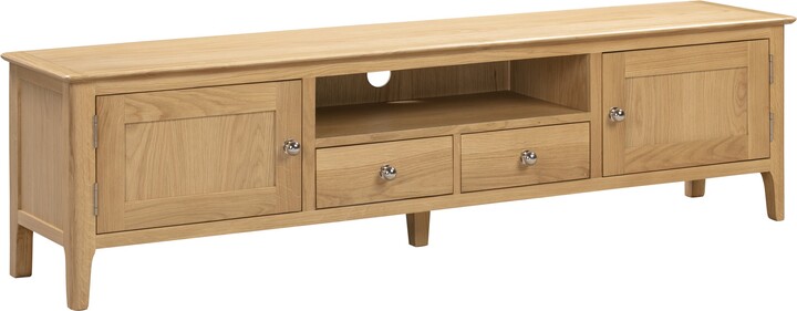 Dunelm Cotswold Widescreen TV Unit Brown - ShopStyle