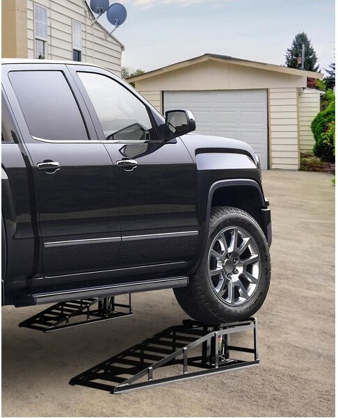 Garvee Hydraulic Car Ramps,Car Lift Service Ramps,Heavy Duty Steel Car ...