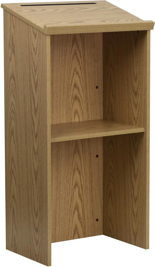 Emma+Oliver Stand-Up Wood Lectern / Restaurant Host Station - ShopStyle ...