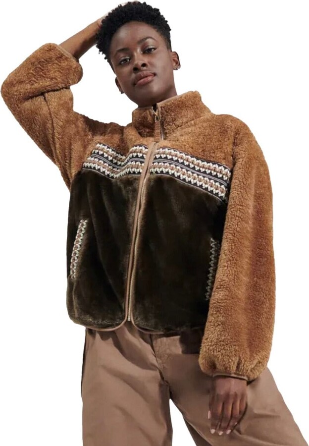 UGG Marlene Sherpa Heritage Braid Jacket - Women's - ShopStyle