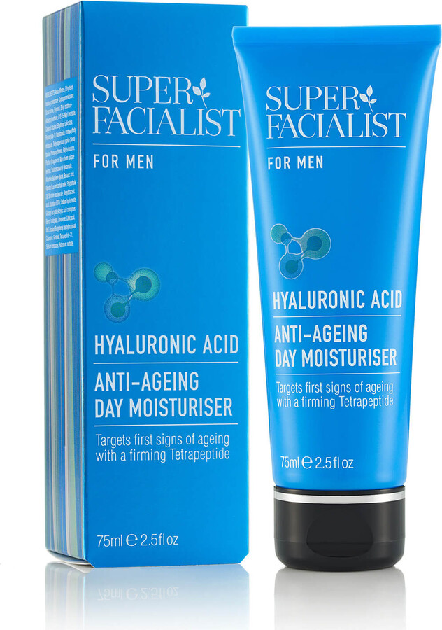 Super Facialist for Men Hyaluronic Acid Anti-Ageing Day Moisturiser - 75ml - ShopStyle Skin Care