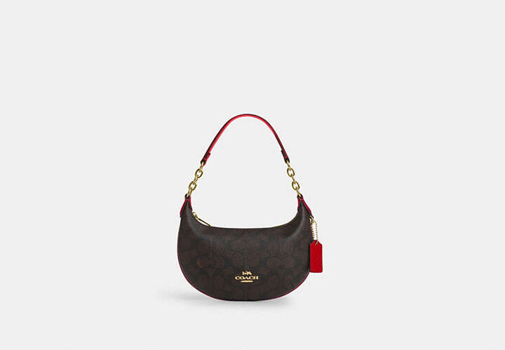 Coach Outlet Mini Payton Bag In Signature Canvas - ShopStyle