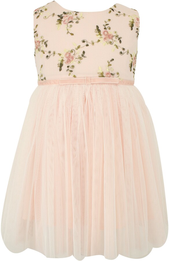 Popatu Floral Embroidered Tulle Dress - ShopStyle