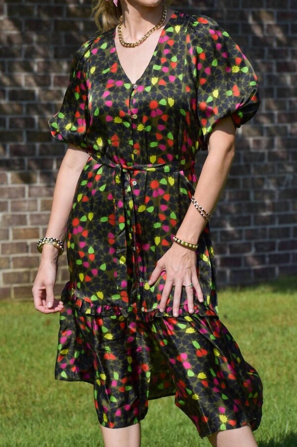 Emily Lovelock Evelyn Dress In Olive - ShopStyle