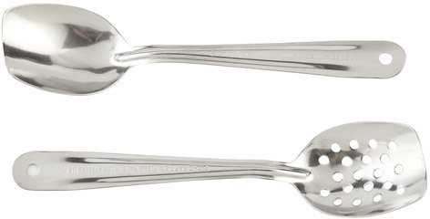 Blunt End Stainless Steel Cooking Spoon Set, 2 piece - ShopStyle Home ...