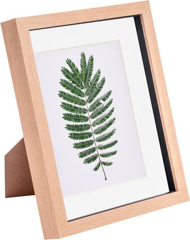 Nicola Spring 3D Box Photo Frame - 8 x 10" with 5 x 7" Mount - Grey ...