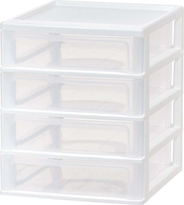 Iris Usa 4-Drawer Desktop-Storage Unit, White - ShopStyle Home Office ...
