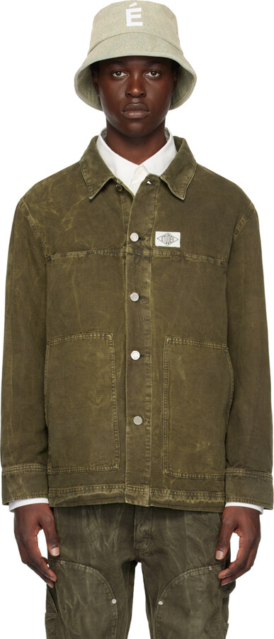 Études Khaki Hopper Jacket - ShopStyle