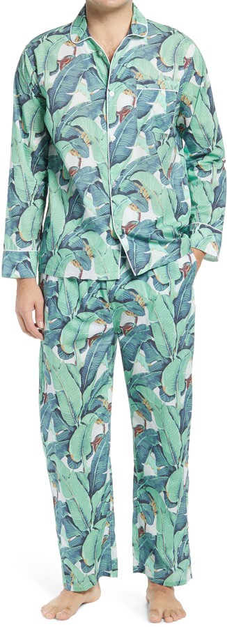 Sant and Abel Men's Martinique® Banana Leaf Print Pajamas - ShopStyle