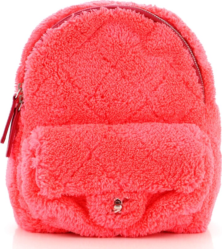 Chanel Coco Beach Backpack Quilted Terry Cloth Small - ShopStyle