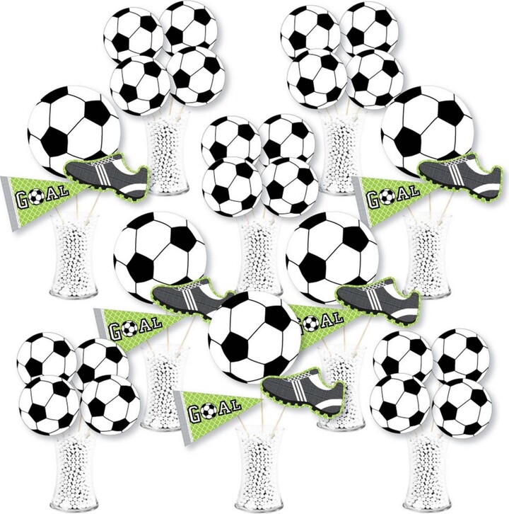 Big Dot Of Happiness Goaaal - Soccer - Centerpiece Sticks - Showstopper ...