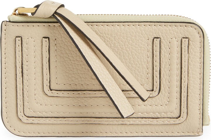 Chloé Marcie Leather Zip Card Case - ShopStyle