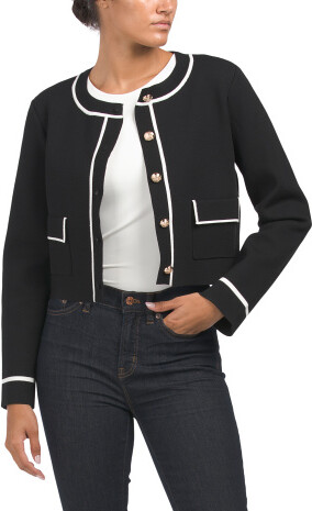 TJMAXX Contrast Stitch Cardigan Sweater - ShopStyle