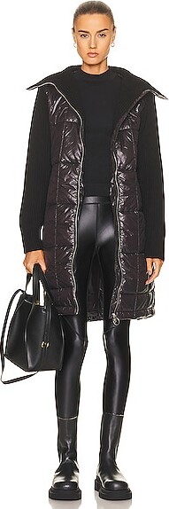 Varley Mayten Knit Puffer Jacket in Black - ShopStyle