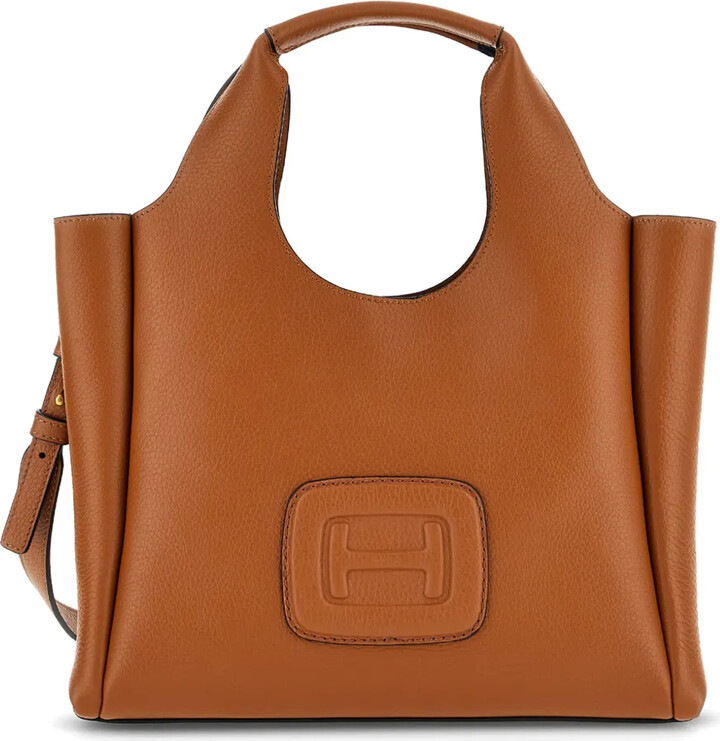 Hogan medium H-Bag logo-embossed tote bag - ShopStyle