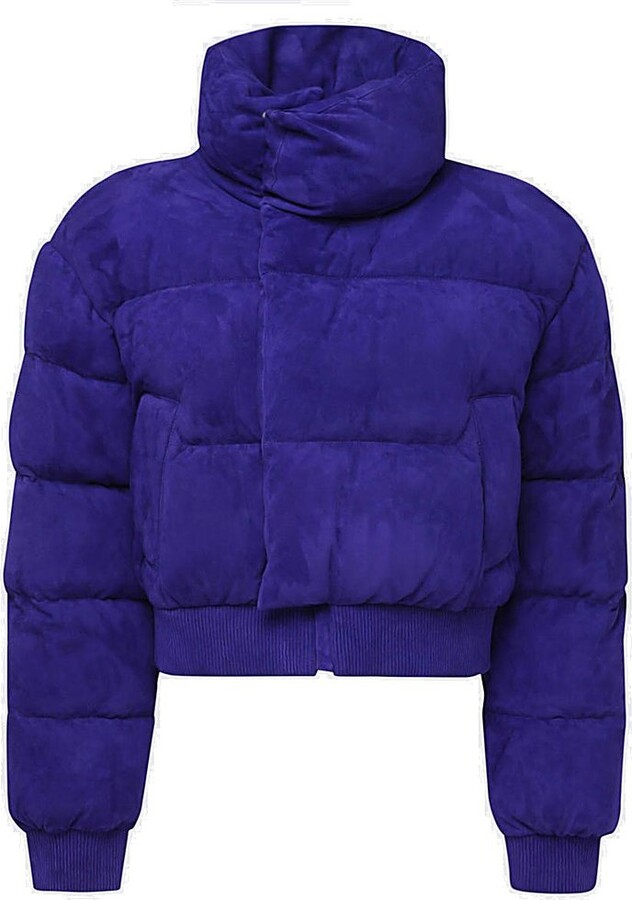 Off-White Logo-Detailed Cropped Puffer Jacket - ShopStyle