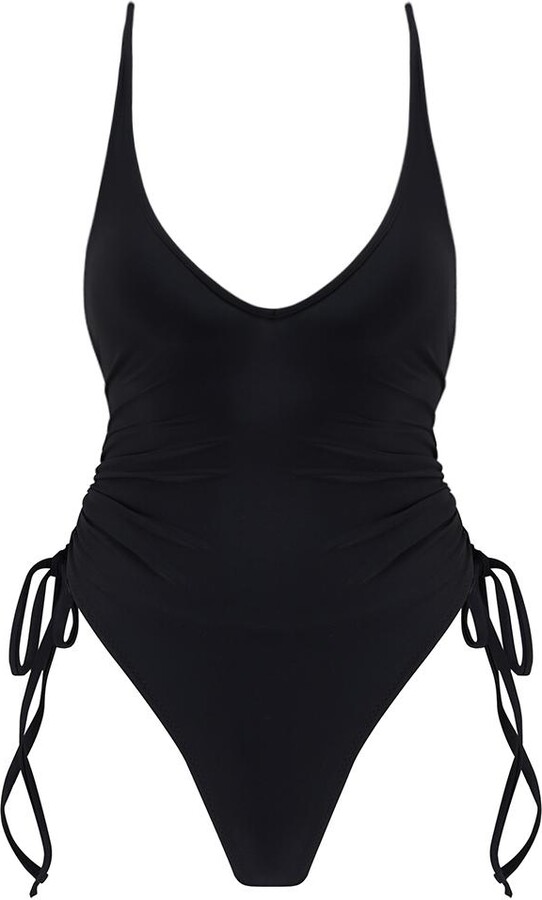 We are We Wear Eco Nicola Tie Side Swimsuit - ShopStyle