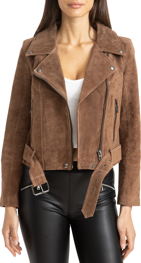 Blank NYC Suede Moto Jacket - ShopStyle