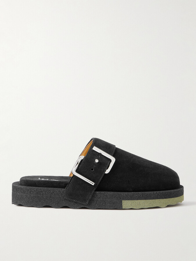 Off-White Suede Clogs - ShopStyle Flip Flop Sandals