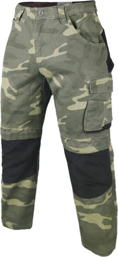 Muscle Alive Men's Workwear Utility Pants Heavy-Weight 100% Cotton ...