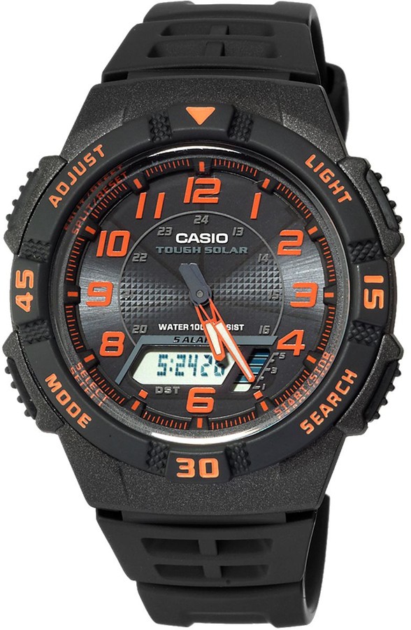 Casio Men's Sport Tough Solar Analog & Digital Chronograph Watch ...
