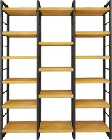 Etsy Industrial Design Bookshelf - Rhythm, Solid Wood Bookcase With ...