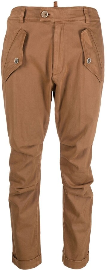 Semi-Couture Mellony tapered cropped trousers - ShopStyle