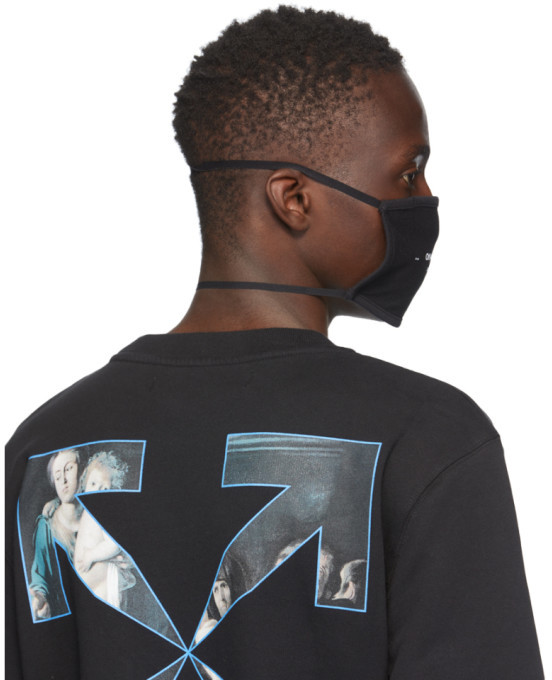 Off-White Black Logo Mask - ShopStyle