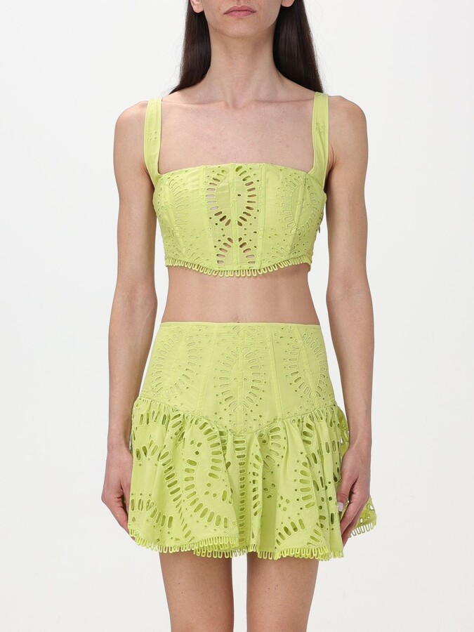Charo Ruiz Ibiza Top Woman color Lime - ShopStyle