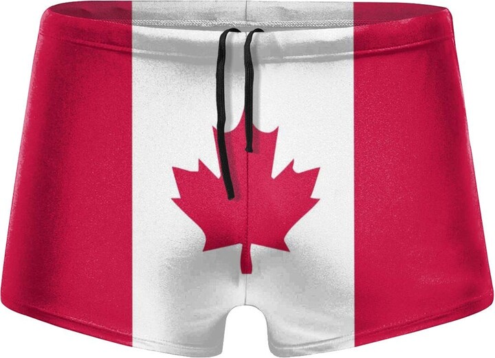 DXTDCMMe Canadian Flag Men Swimwear Swimsuits Surf Board Boxer Shorts ...