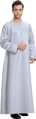 MODSGUE Islamic Clothing Men's Ethnic Robe Middle East Robes Ramadan ...