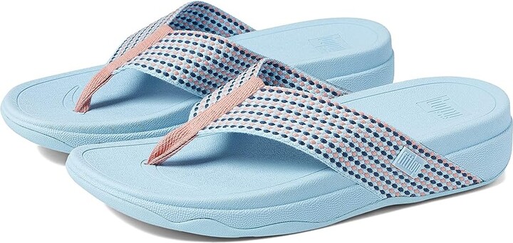 FitFlop Surfa Slip-on Sandals (Sky Blue Mix) Women's Sandals - ShopStyle