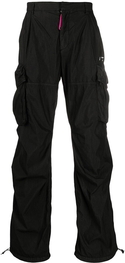 Off-White Logo-Print Cargo Trousers - ShopStyle Casual Pants