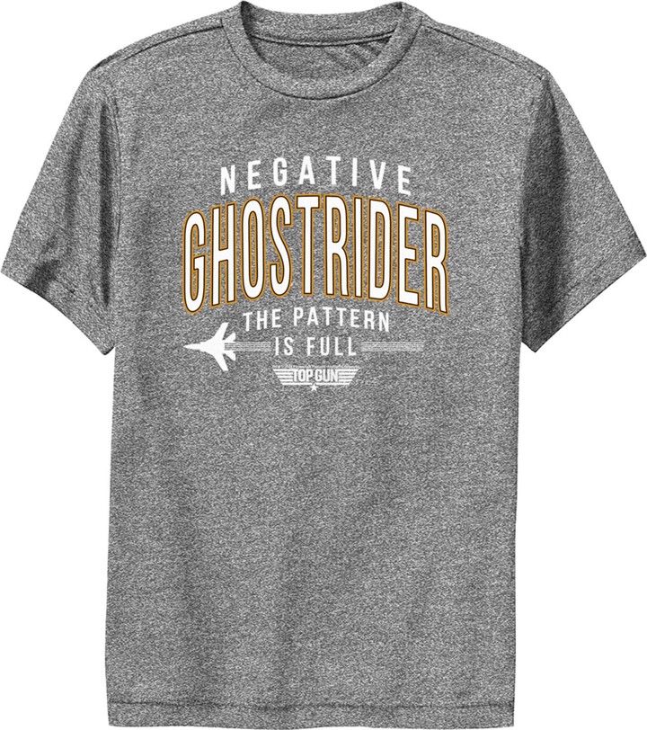 Paramount Pictures Boy's Top Gun Negative Ghost Rider the Pattern Is ...