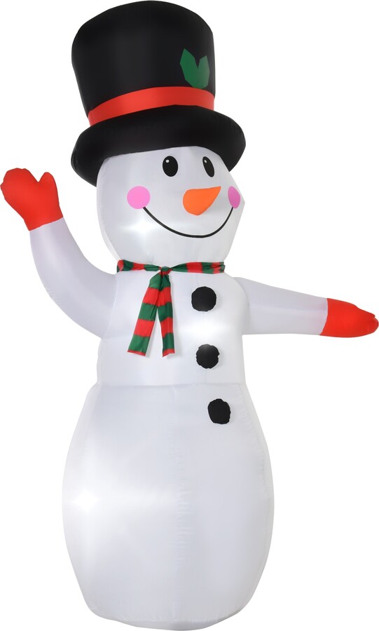 HOMCOM 8Ft Inflatable Waving Snowman - ShopStyle Winter Decor