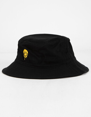 Stickie Bandits Smiley Drip Black Bucket Hat - ShopStyle