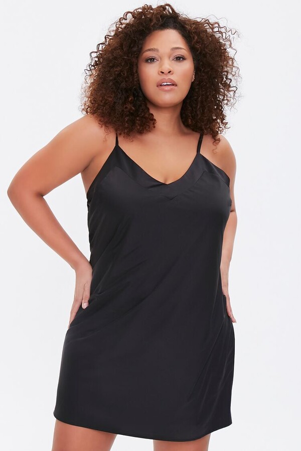 Forever 21 Plus Size Satin Slip Dress - ShopStyle