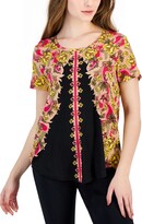 JM Collection Women's Black Cotton Petite Clothing | ShopStyle