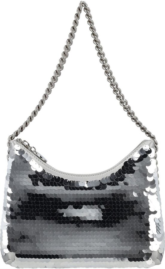 Stella McCartney Falabella Sequin Mini Zip Shoulder Bag - ShopStyle