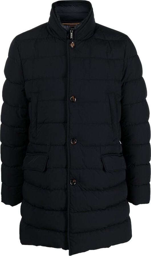 Moorer Padded Zip-Front Coat - ShopStyle