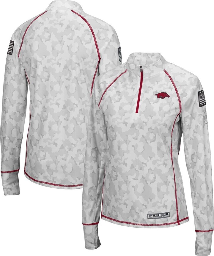 Colosseum Women's White Arkansas Razorbacks Oht Military-inspired ...