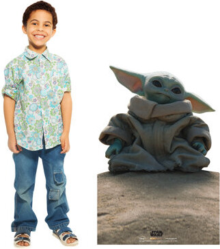 Advanced Graphics Grogu On Rock Cardboard Standup - ShopStyle