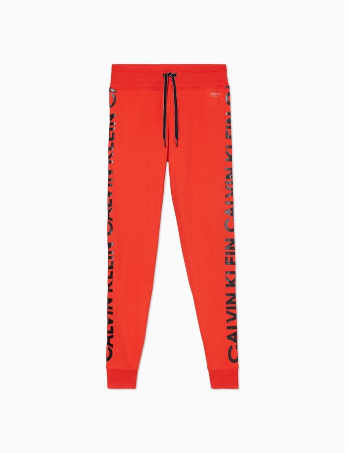 Calvin Klein Performance Oversized Logo Joggers Shopstyle Activewear