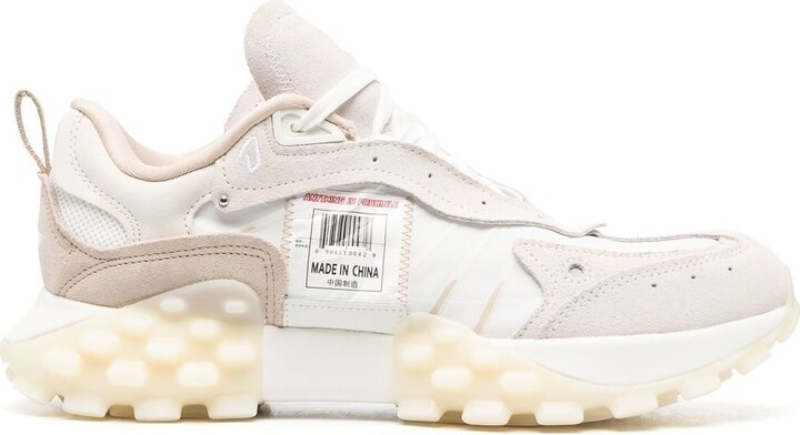 Li-Ning Overload leather sneakers - ShopStyle Trainers & Athletic Shoes