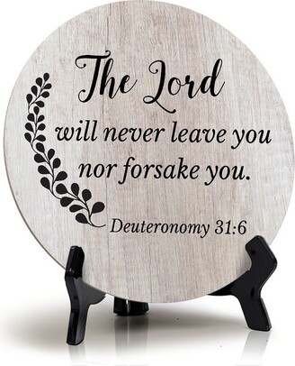 Etsy Round The Lord Will Never Leave You Nor Forsake You. Deuteronomy ...
