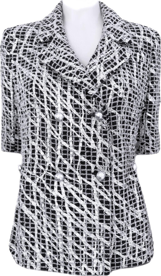 Chanel La Petite Veste Noire tweed jacket - ShopStyle Vests