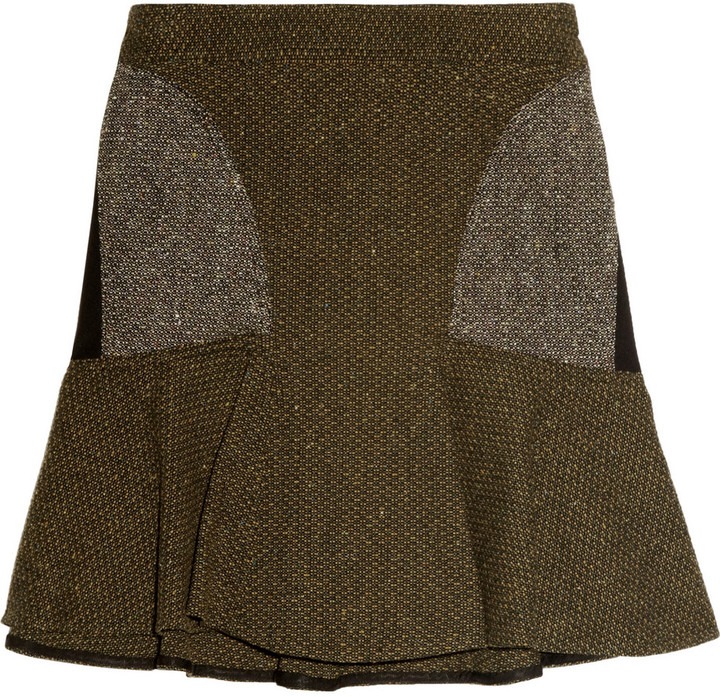 Stella McCartney Patti tweed mini skirt - ShopStyle